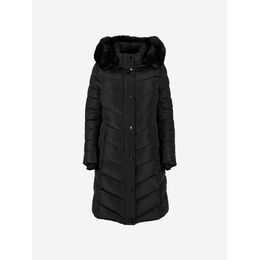 Passioni Winterparka 'Lange Steppjacke mit Kapuze' Damen Gr&ouml;&szlig;e XXXL schwarz