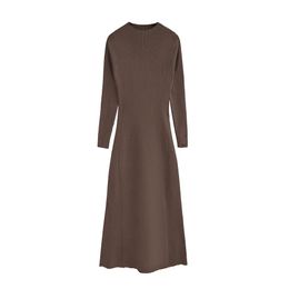 Polo Club Strickkleid Damen Gr&ouml;&szlig;e 42 braun Winterkleid
