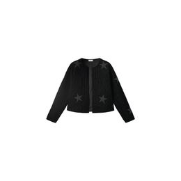 MANGO TEEN Jacke 'Fugaz' Damen Gr&ouml;&szlig;e M anthrazit / schwarz
