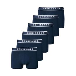 Schiesser Boxershorts '95/5 Organic Cotton' Herren Gr&ouml;&szlig;e S dunkelblau
