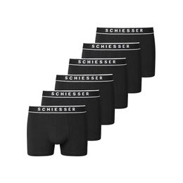Schiesser Boxershorts '95/5 Organic Cotton' Herren Gr&ouml;&szlig;e S schwarz