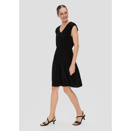 s.Oliver BLACK LABEL Kleid Damen Gr&ouml;&szlig;e 42 schwarz Winterkleid