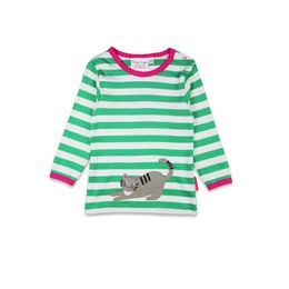 Toby tiger Shirt 'K&auml;tzchen' girl Green size 98