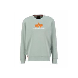 Alpha Industries Sweatshirt 'Basic Rubber' Herren Gr&ouml;&szlig;e XS hellgr&uuml;n