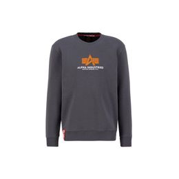 Alpha Industries Sweatshirt 'Basic Rubber' male Grey size XXL