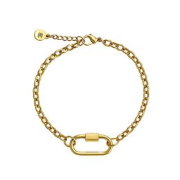BEACH TO THE CITY Armband 'Charm' Damen Gr&ouml;&szlig;e 17 / 20 cm gold
