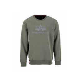 Alpha Industries Sweatshirt 'Basic Reflective' male Green size M