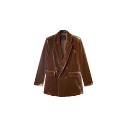 Mango Blazer female Brown size L