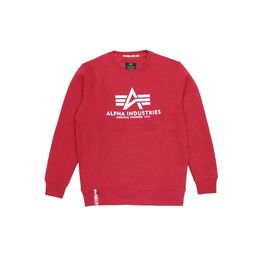 Alpha Industries Sweatshirt 'Basic Logo' Herren Gr&ouml;&szlig;e XXXL rot