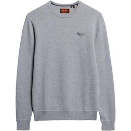 Superdry Pullover Herren Gr&ouml;&szlig;e S graumeliert