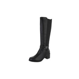 Ital-Design Stiefel Damen Gr&ouml;&szlig;e 41 schwarz Winterschuhe