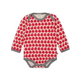 loud + proud Romper/Bodysuit 'V&ouml;gel' girl Red size 50/56