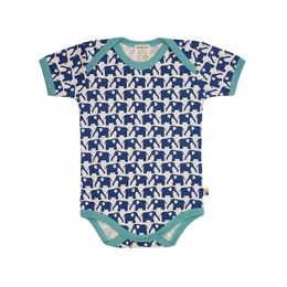 loud + proud Romper/Bodysuit 'Elefanten' girl Blue size 74/80