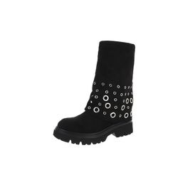 Ital-Design Boots Damen Gr&ouml;&szlig;e 41 schwarz Winterschuhe