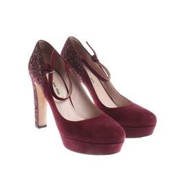 Miu Miu Pumps Damen Gr&ouml;&szlig;e 39 Second Hand bordeaux