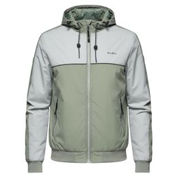 Ombre Jacke 'OM-JANP-0228' Herren Gr&ouml;&szlig;e XXL grau / oliv