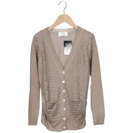 ALLUDE Strickjacke Damen Gr&ouml;&szlig;e M Second Hand beige