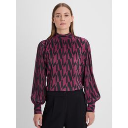 Guido Maria Kretschmer Women Bluse 'Susan' Damen Gr&ouml;&szlig;e M/L dunkelpink / schwarz