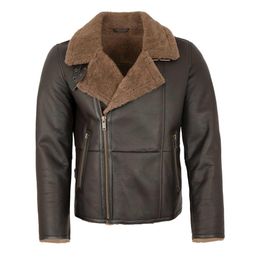 Jilani Between-Season Jacket 'Aviator' male Brown size XS