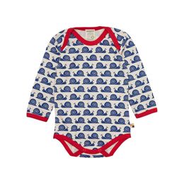 loud + proud Romper/Bodysuit 'Schnecken' girl Blue size 74/80