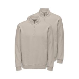 Only & Sons Only & Sons Sweatshirt 'Ceres' male Beige size XXL