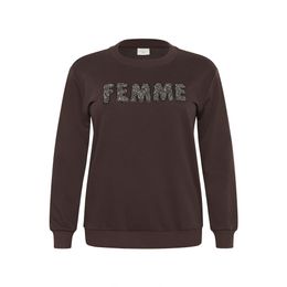 Kaffe Curve Pullover 'KCelise' Damen Gr&ouml;&szlig;e M mokka