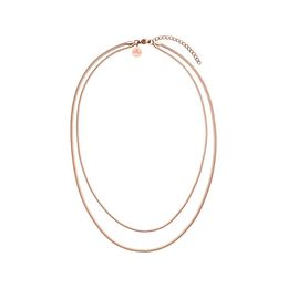PURELEI Kette 'Two Layers' Damen Gr&ouml;&szlig;e One Size rosegold