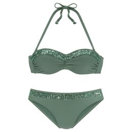 Bruno Banani Bikini Damen Gr&ouml;&szlig;e M smaragd