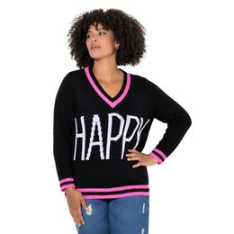 Angel of Style Pullover Damen Gr&ouml;&szlig;e M/L pink / schwarz / wei&szlig;