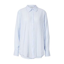 WEEKDAY Bluse Damen Gr&ouml;&szlig;e S hellblau / wei&szlig;