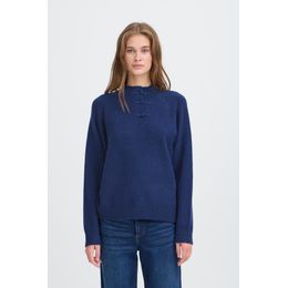 Ichi Pullover 'IHDASILA' Damen Gr&ouml;&szlig;e XXL blau