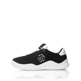 Philipp Plein Sneaker ' Hexagon ' Herren Gr&ouml;&szlig;e 39 schwarz / wei&szlig;