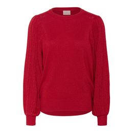 Kaffe Strickpullover Damen Gr&ouml;&szlig;e S rot