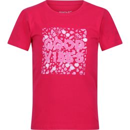 Regatta Bosley VI Kindershirt pink 152 - Kinder T-Shirts & -hemden