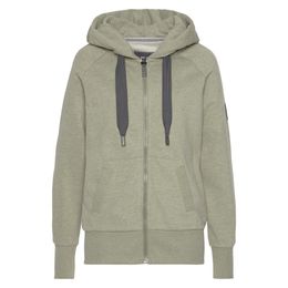 ELBSAND Sweatjacke Damen Gr&ouml;&szlig;e S gr&uuml;nmeliert