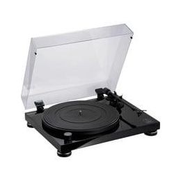 Audio-Technica AT-LPW50PB, Plattenspieler schwarz (gl&auml;nzend), Phono-Vorverst&auml;rker