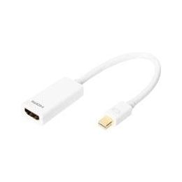 Digitus Mini DisplayPort auf HDMI Adapter / Konverter wei&szlig;, HDMI, DP 1.1a, DP++ Dual-Mode