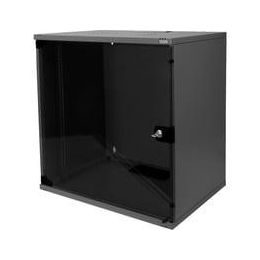 Digitus Wandgeh&auml;use, SOHO, 540x400 mm (BxT), IT-Schrank schwarz, unmontiert, 12 H&ouml;heneinheiten