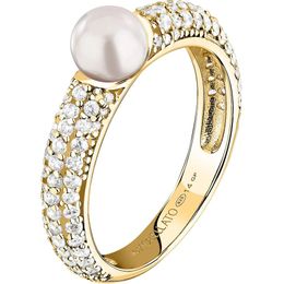 MORELLATO Ring Damen Gr&ouml;&szlig;e 52 gold / perlwei&szlig;