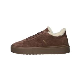 Blackstone Sneaker 'Quartz Auden - EL283' Damen Gr&ouml;&szlig;e 44 dunkelbraun / gold