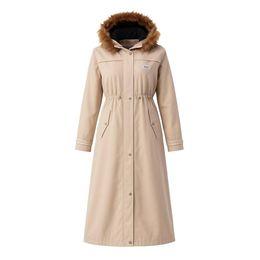 MODAMIHRAM Parka Damen Gr&ouml;&szlig;e XXL hellbeige / braun Winterjacke