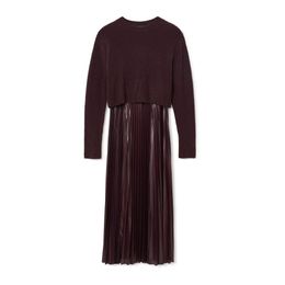AllSaints Kleid mit Pullover 'SPARK' Damen Gr&ouml;&szlig;e 36 bordeaux Winterkleid
