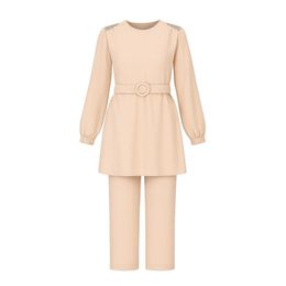 Modamihram Pantsuit female Beige size 38