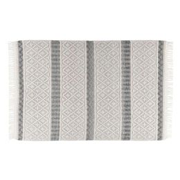 Theko Wollteppich beige Baumwolle Ma&szlig;e (cm): B: 190 H: 1 &raquo; M&ouml;bel Kraft