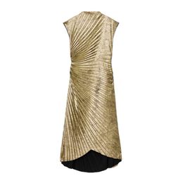 AllSaints Kleid 'RAYANNA' Damen Gr&ouml;&szlig;e 40 gold Winterkleid