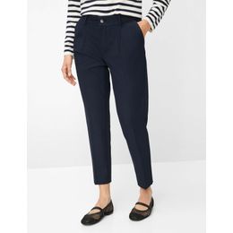 Brax Damen Flatfronthose Style MILLA S NAVY, dunkelblau, Gr. 36