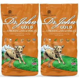 Dr John Gold Trockenfutter Huhn und Gem&uuml;se 2x15 kg
