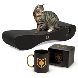 Canadian Cat Company Kratzbrett Kratzbrett Set Satellite 2.0 + Tasse schwarz