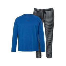 JP1880 Long Pajamas male Blue size 3XL