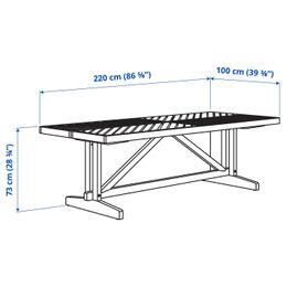 IKEA NORRMANS&Ouml; / NORRMANS&Ouml; Tisch und 2 B&auml;nke